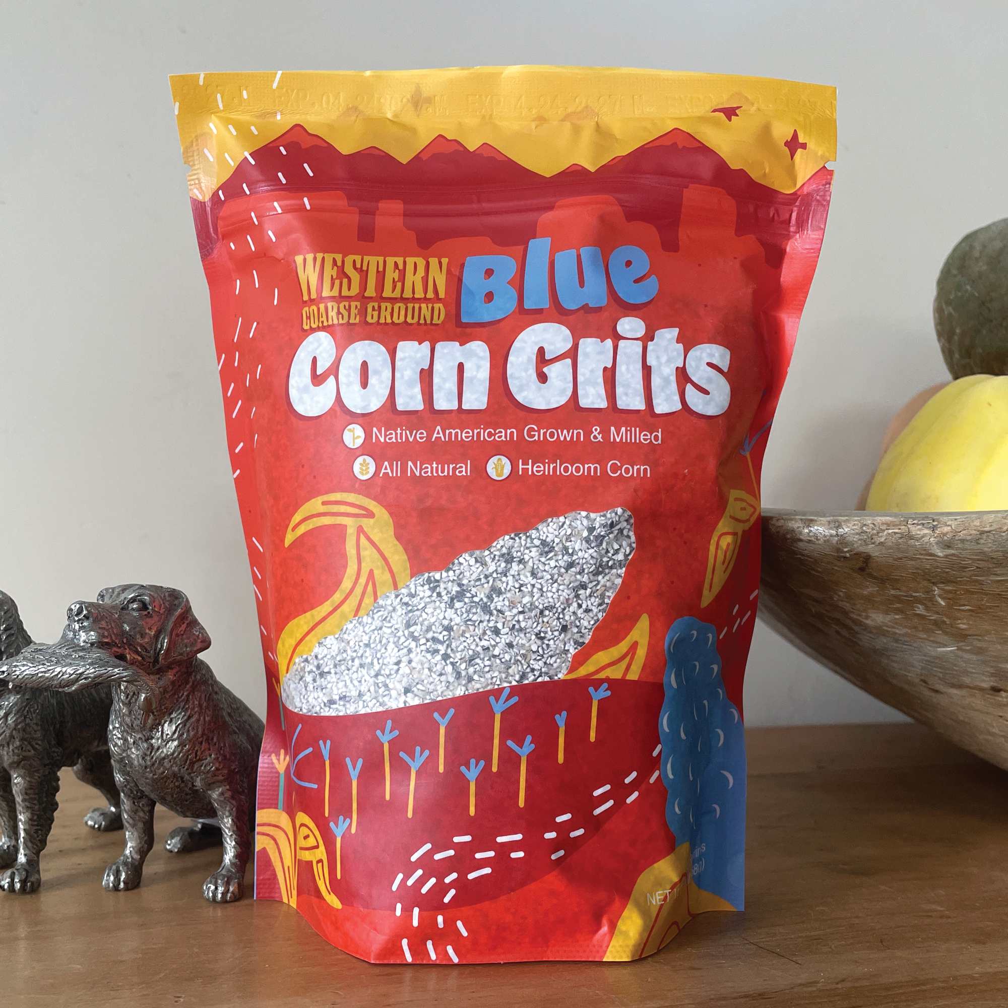 Western Heirloom Blue Corn Grits – FishSki Provisions